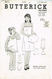 1930s Vintage Butterick Sewing Pattern 6411 Toddler Girls Slip Panties ...