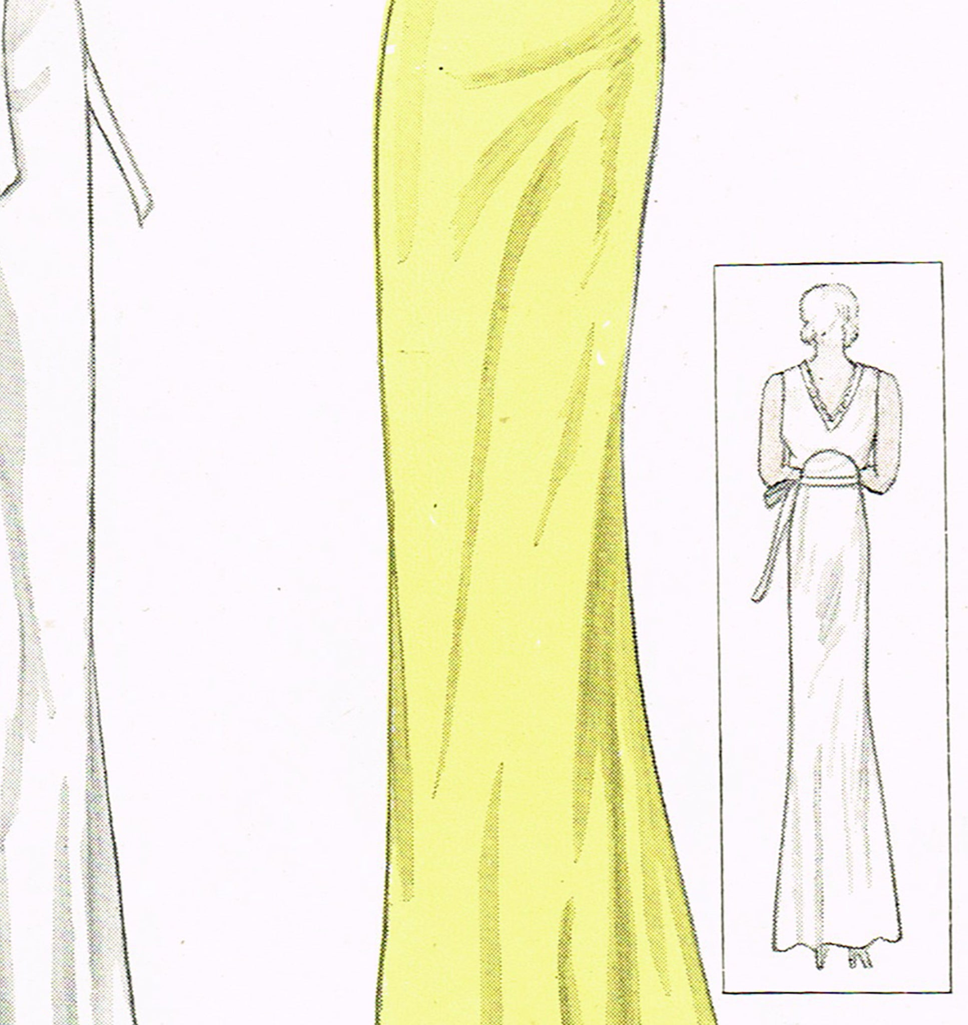Simplicity 1407: 1930s Uncut Nightgown Size 40B Vintage Sewing Pattern ...