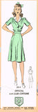 1940s Vintage Advance Sewing Pattern 2914 Womens 4-H Uniform Dress 38B ...