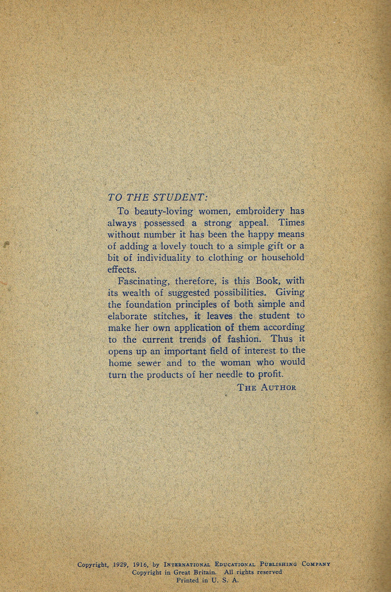 1910s Mary Brooks Picken Woman's Institute Sewing Book 406 Decorative ...