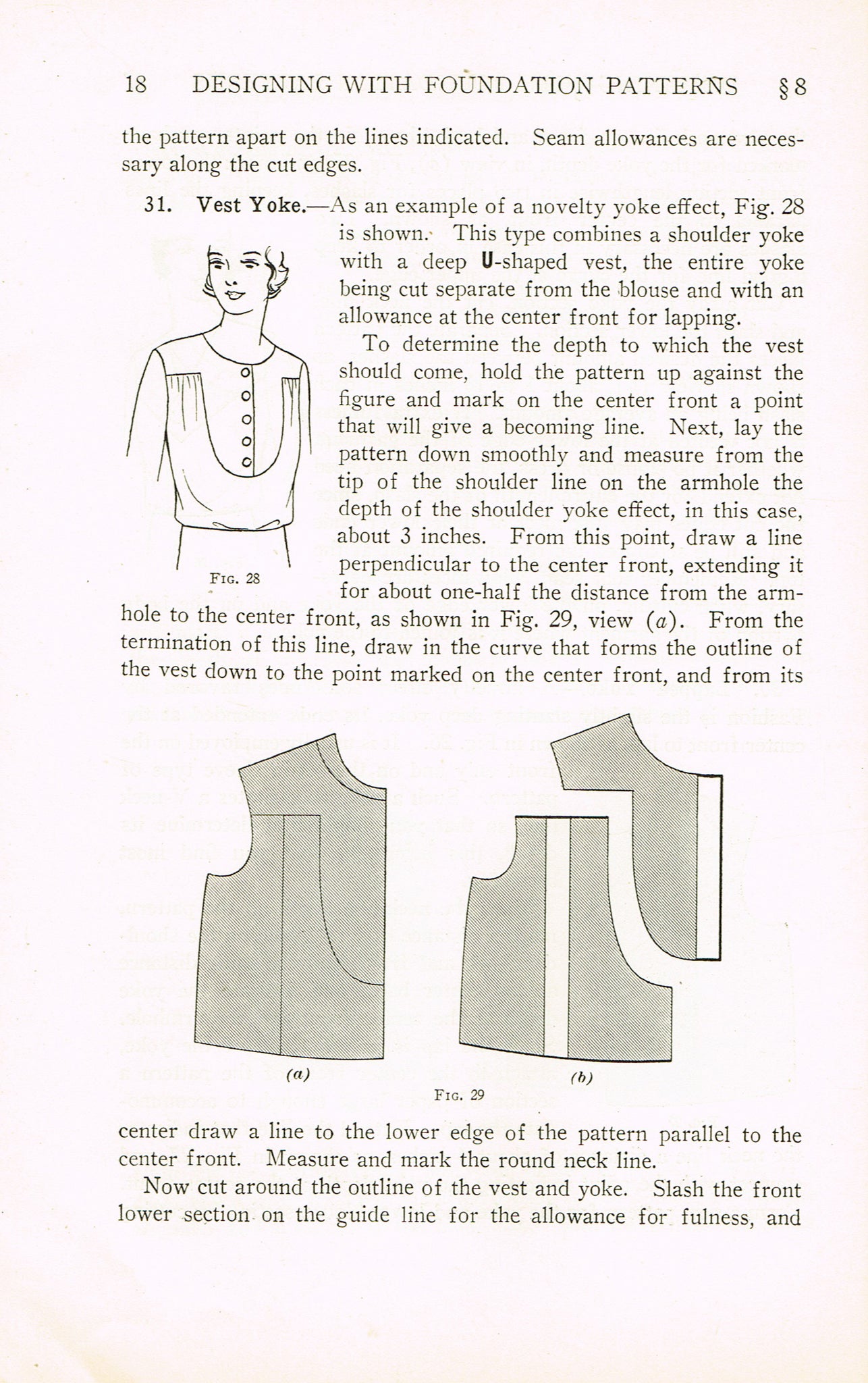 1930s Woman's Institute Book 408-3 Designing w Foundation Patterns ...