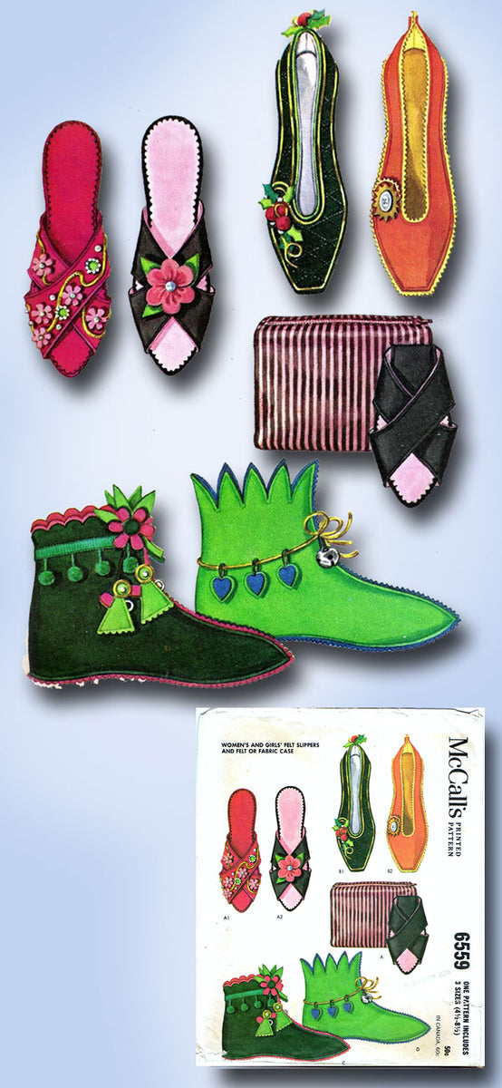 McCall 6559: Slipper Wardrobe 7 Styles. Complete Hard to Find 3 sizes ...