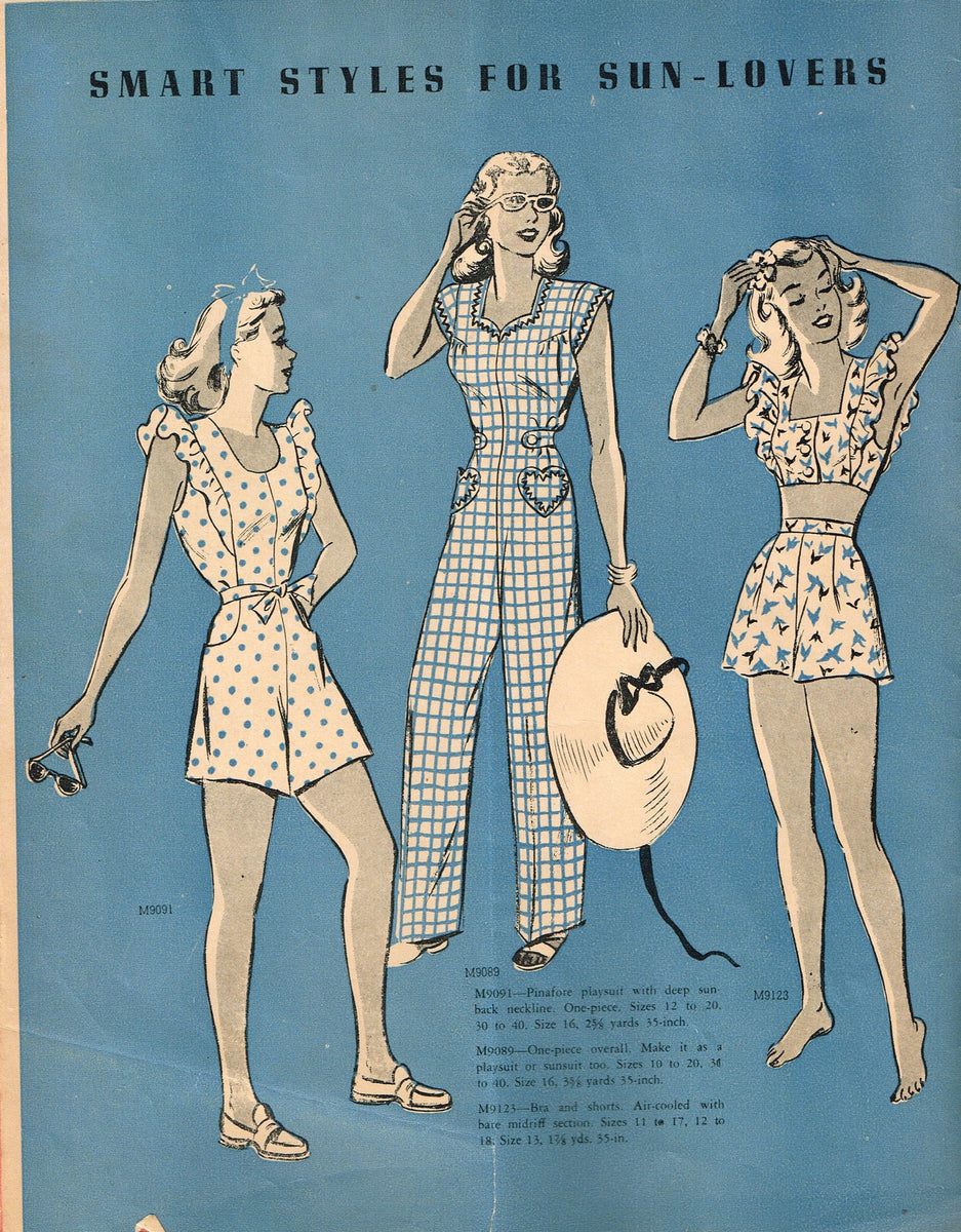 Instant Digital Download Marian Martin Summer 1944 Pattern Book Ebook ...
