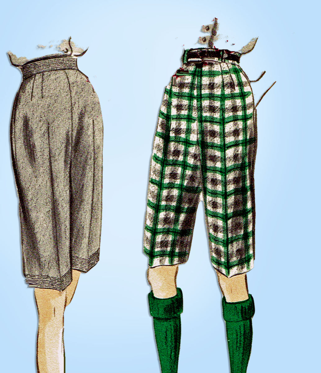 1950s Vintage Vogue Sewing Pattern 7804 Uncut Misses Shorts Size 28 W ...